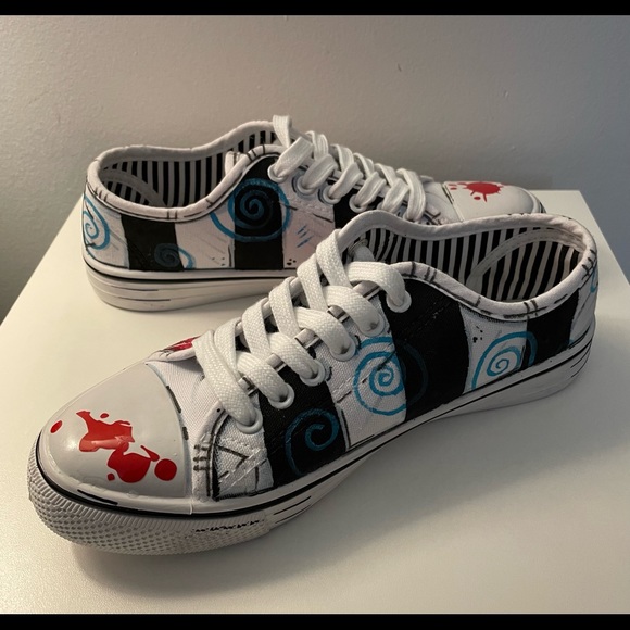 Shoes | Custom Hand Painted Borderlands Mad Moxxi Converse Style ...
